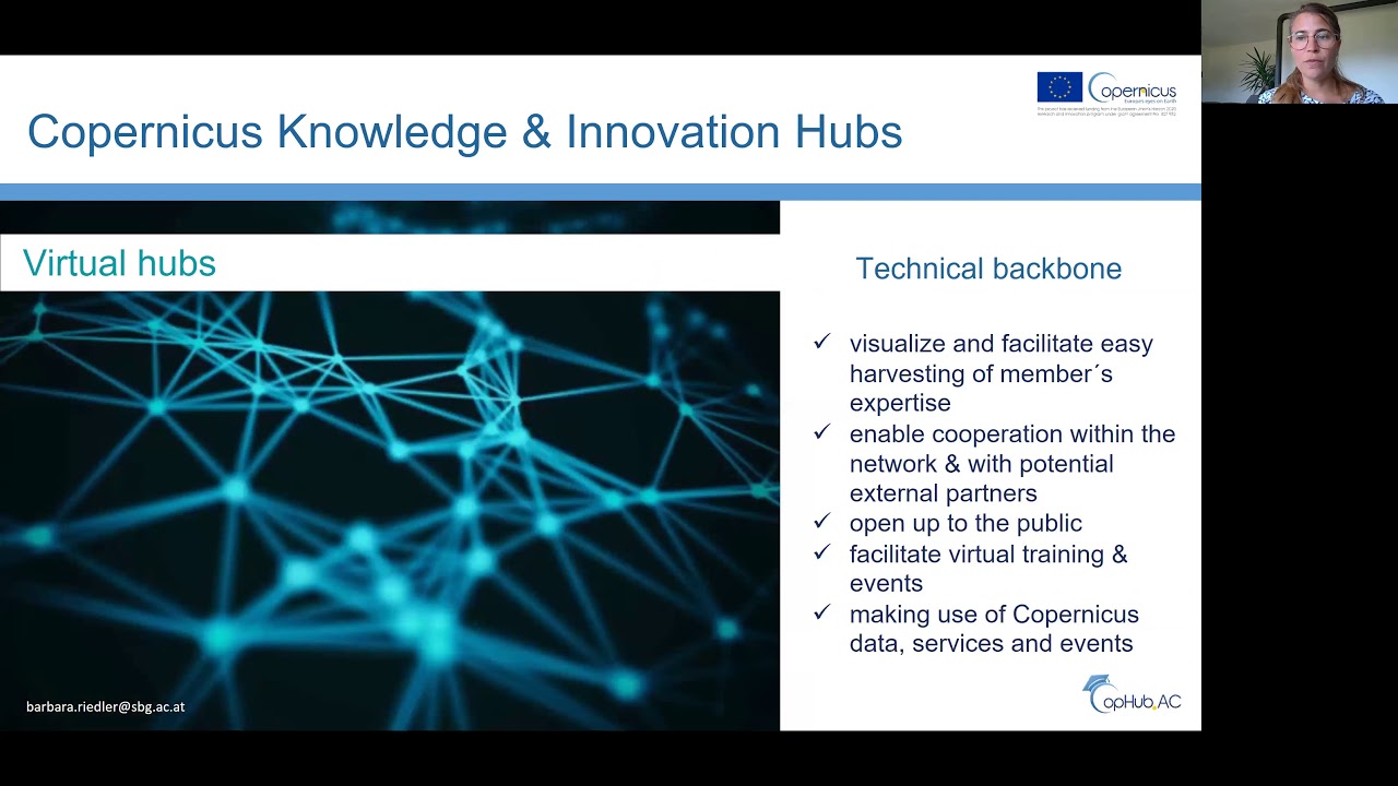 CopHub.AC - Copernicus Knowledge und Innovation Hubs - YouTube