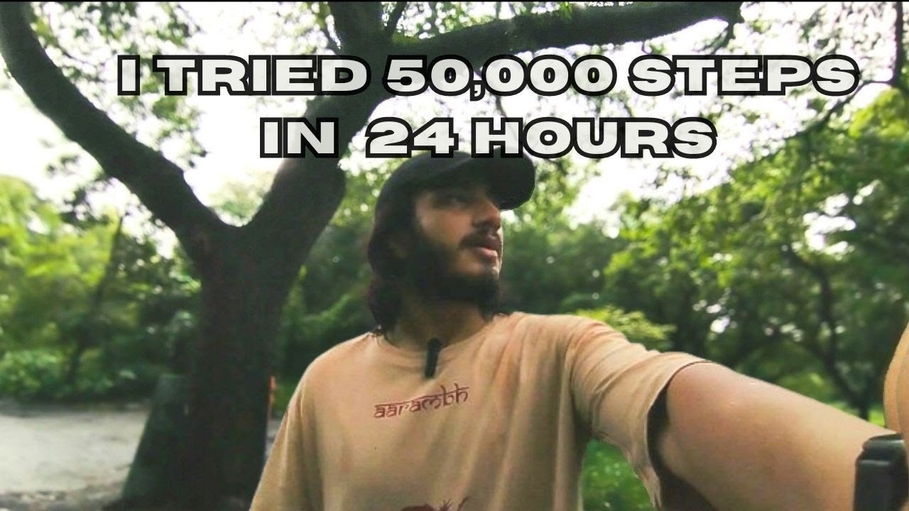 I tried 50,000 steps challenge in 24 hours😧🔥part-1 - YouTube