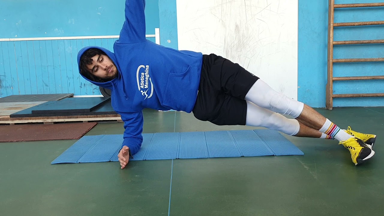 Split Stance Side Plank on elbow - YouTube