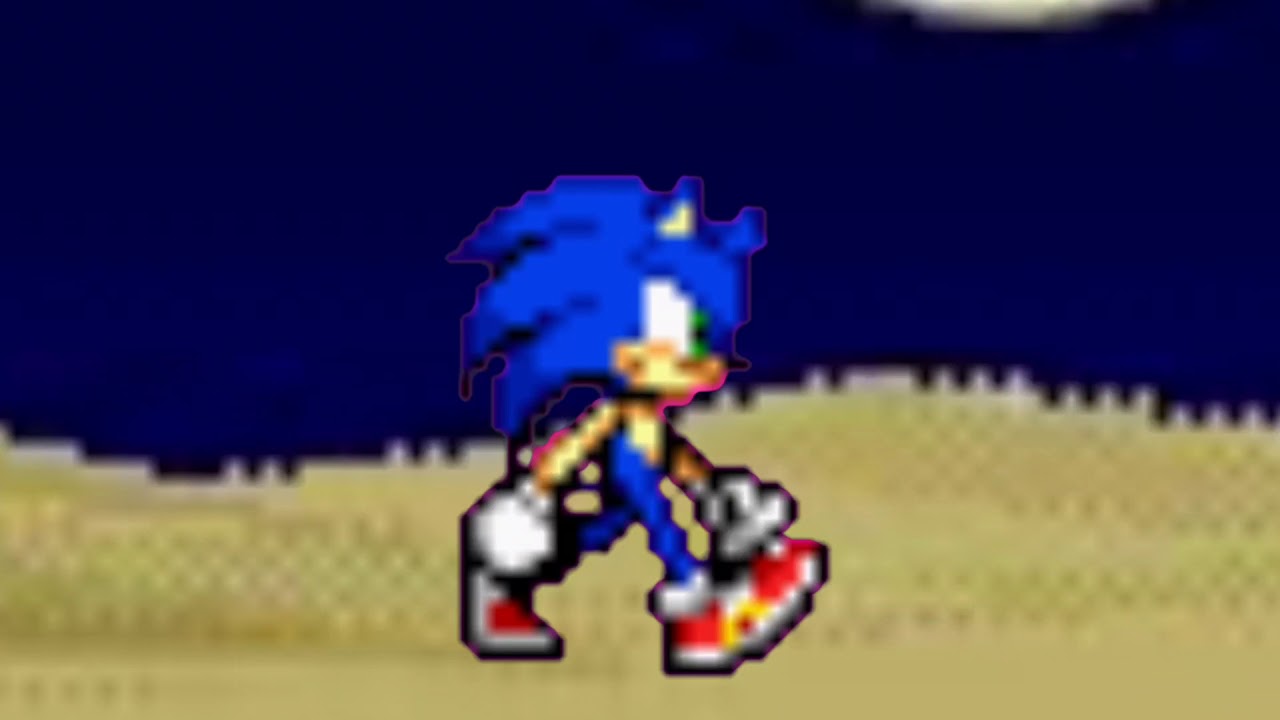 Sonic walking animation - YouTube