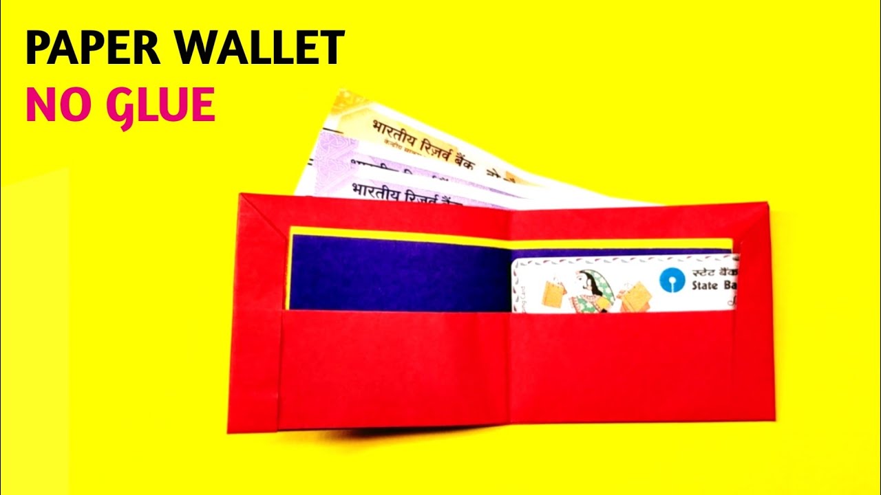 How to Make Paper Wallet / Origami Paper Wallet/ #papercraft # ...