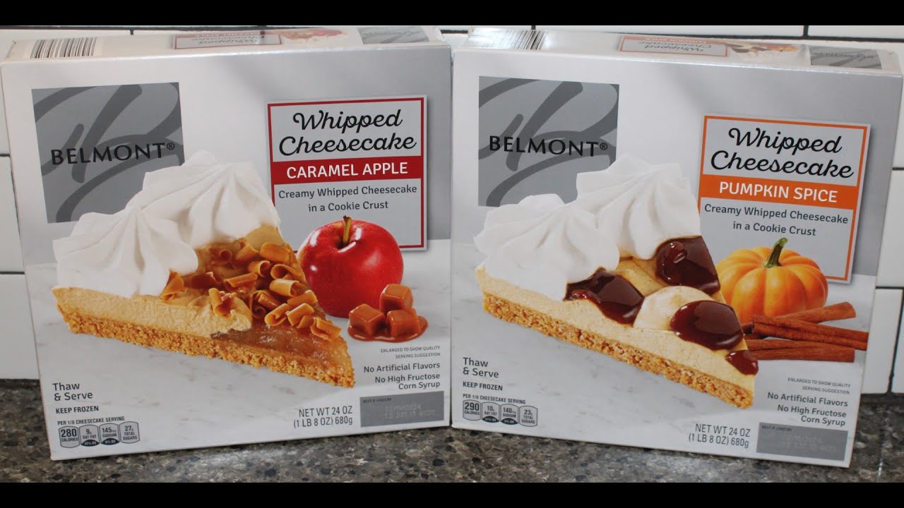 Belmont (ALDI) Whipped Cheesecake: Caramel Apple & Pumpkin Spice Review ...