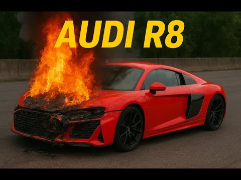BIG crash of Audi R8 - YouTube