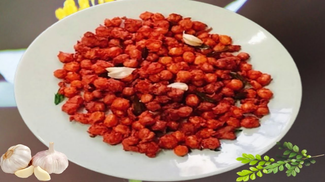 Dhaba Style Chana Lasun Fry Recipe | Chatpata Chana Lasun Fry | Garlic ...
