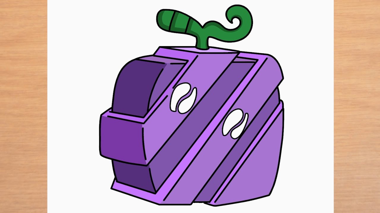 How to draw Chop fruit | Blox Fruits - YouTube