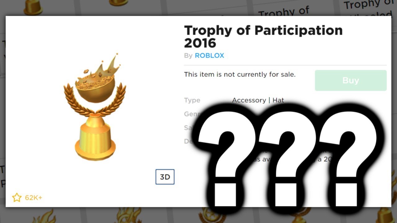 What are these new Roblox Trophies? - YouTube