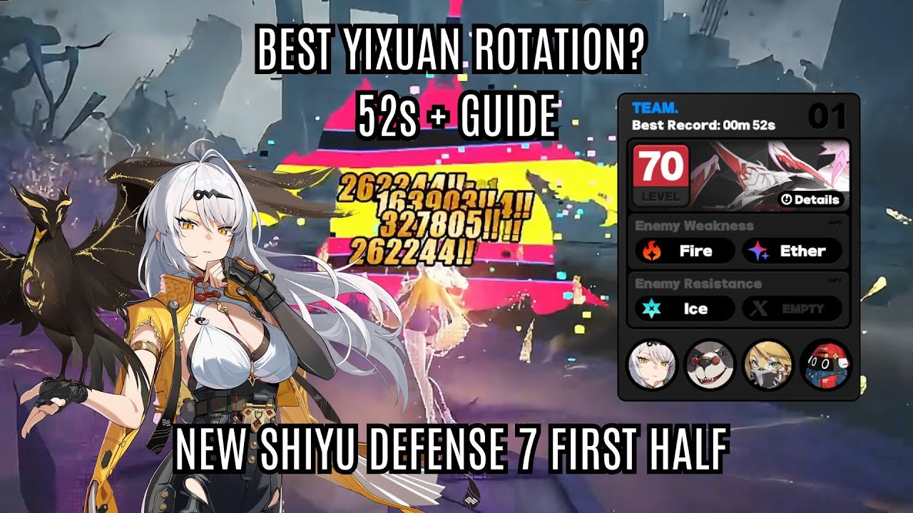 BEST YIXUAN ROTATION? 52s Guide AVARUS New Shiyu Defense 7 First Half ...