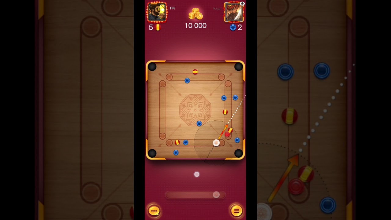 Carrom pool game tricks/short - YouTube