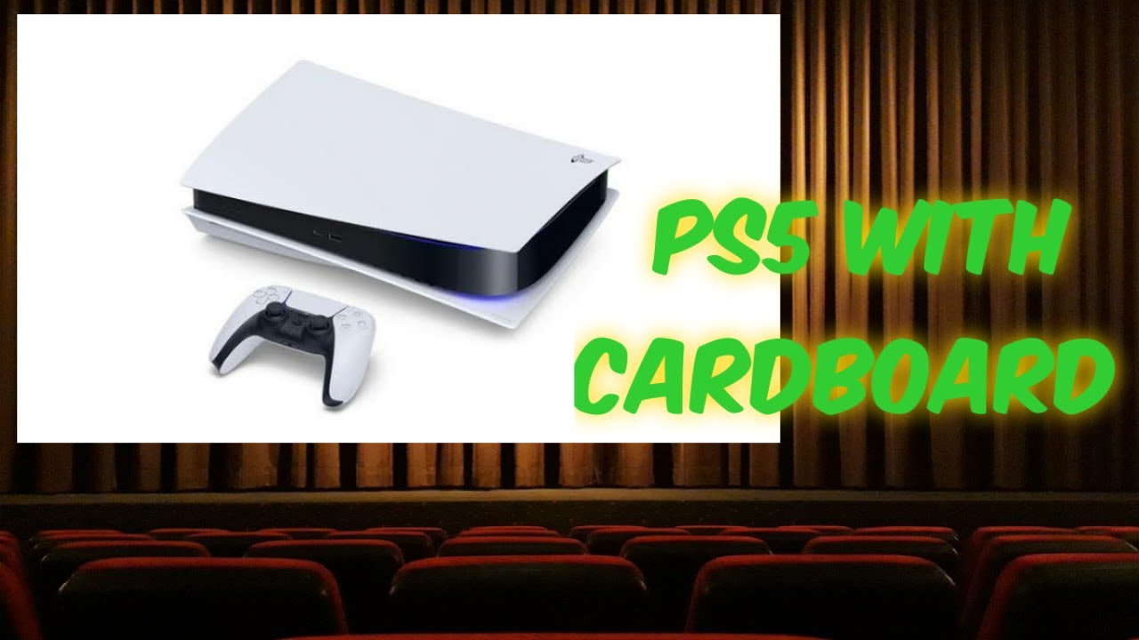 How to make PS5🎮 with cardboard very easy - YouTube