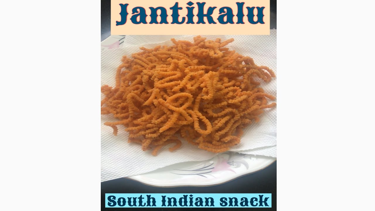 South Indian snack- janthikalu - YouTube