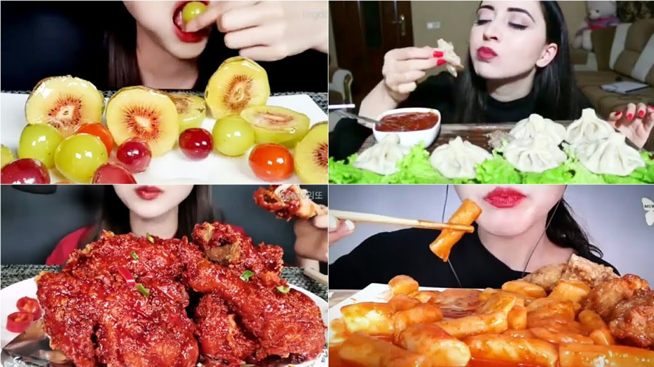 part 3 // ASMR MUKBANG EATING SOUND EATING SHOW - YouTube
