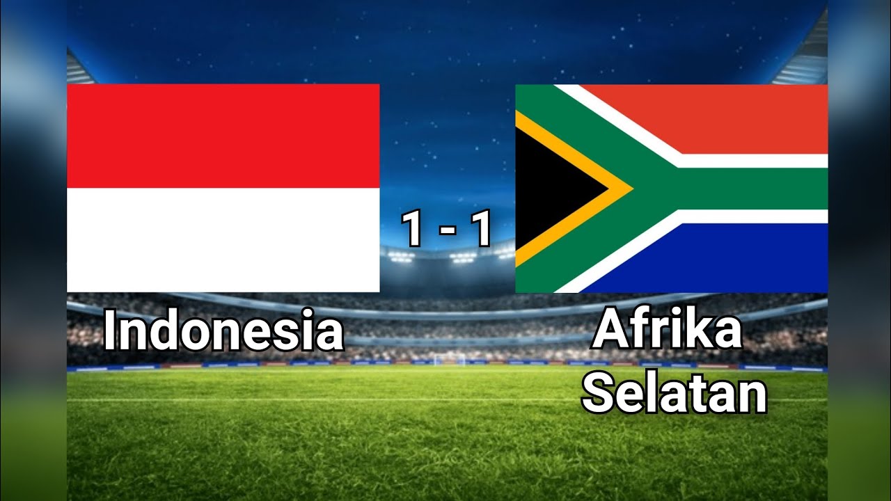 Indonesia 1 - 1 Afrika Selatan | Football League 2025 - YouTube