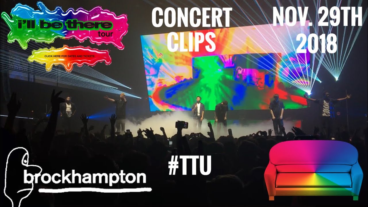 CONCERT CLIPS // BROCKHAMPTON - I’ll Be There Tour - YouTube