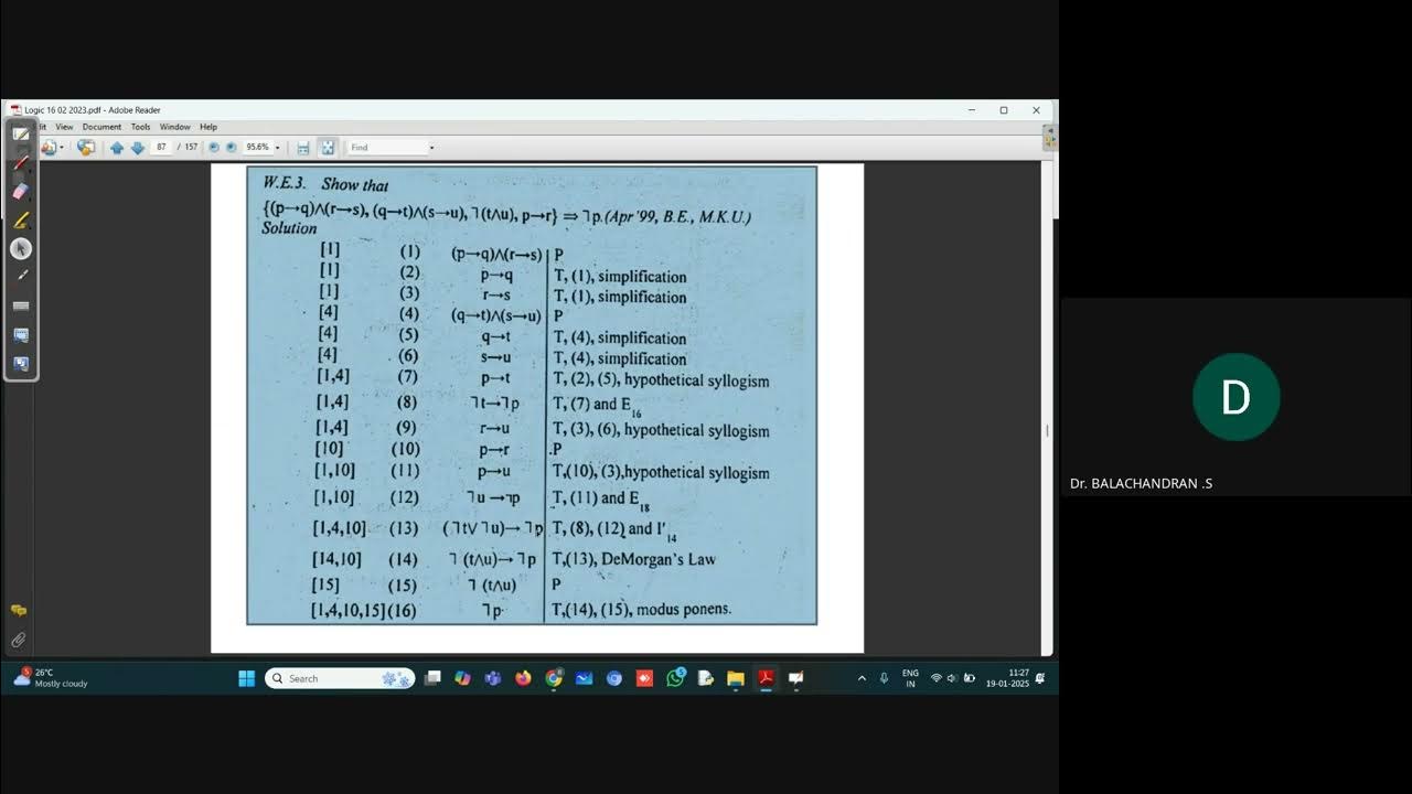Logic - Lecture 9 - YouTube