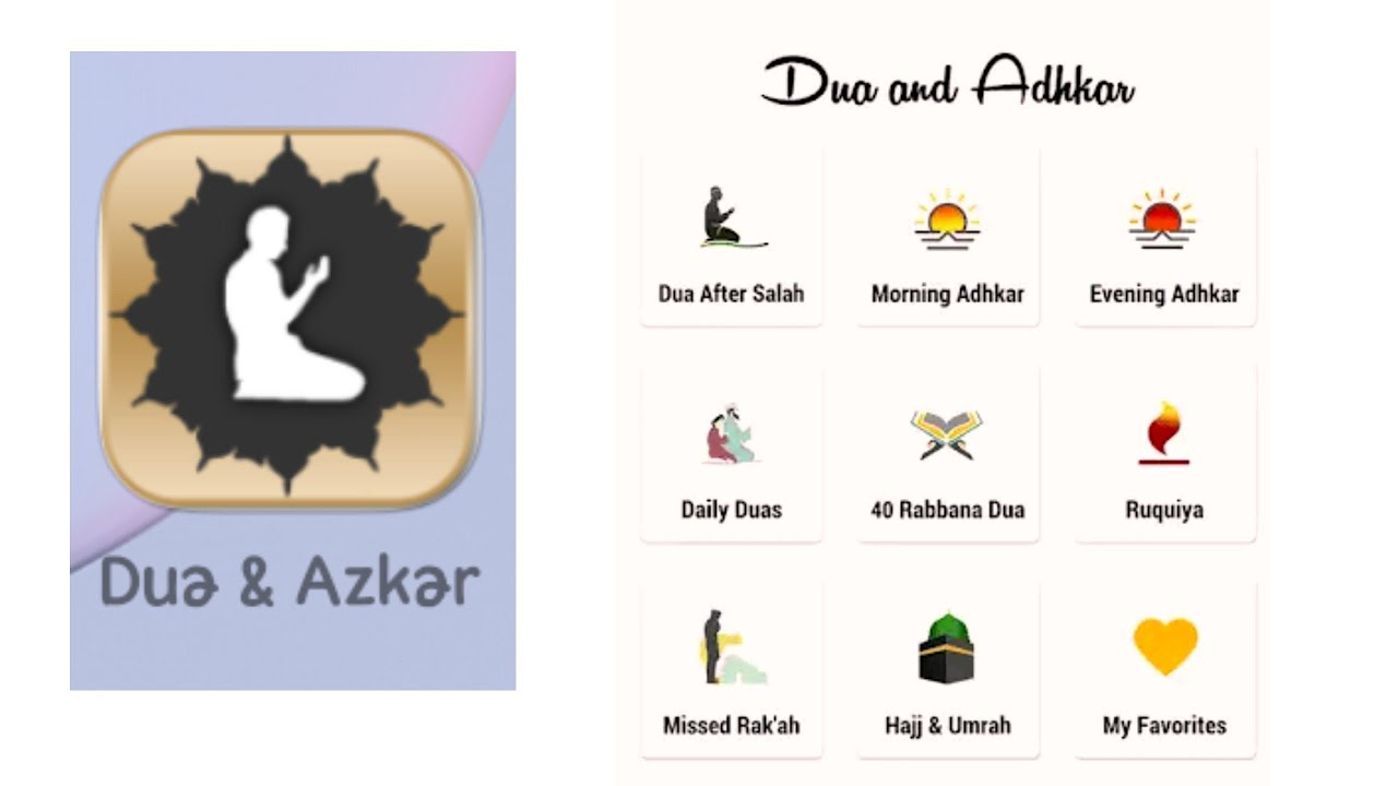 Dua & Azkar app || islamic apps - YouTube
