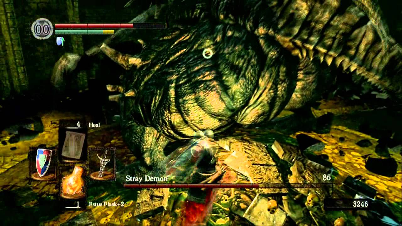 Defeating the Stray Demon! - Dark Souls - YouTube