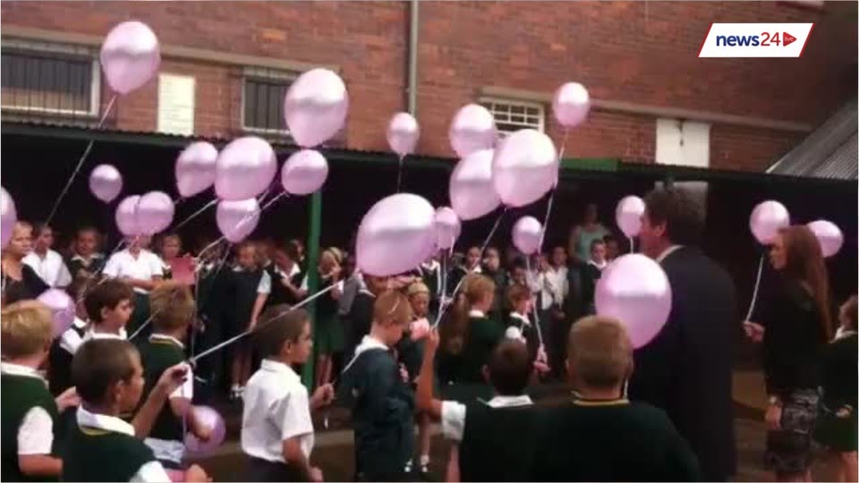 WATCH: Balloons released in memory of Kayla Meyer - YouTube