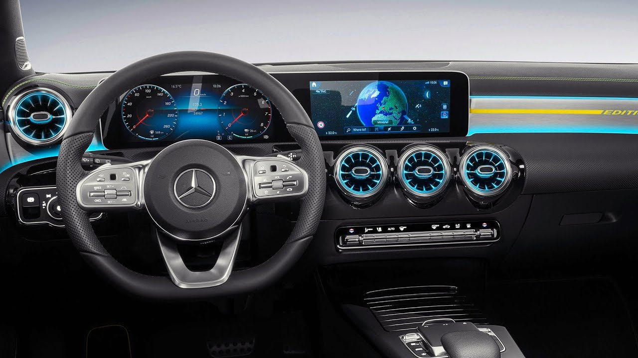 ⚡New A-Class w177 - the interior design - YouTube