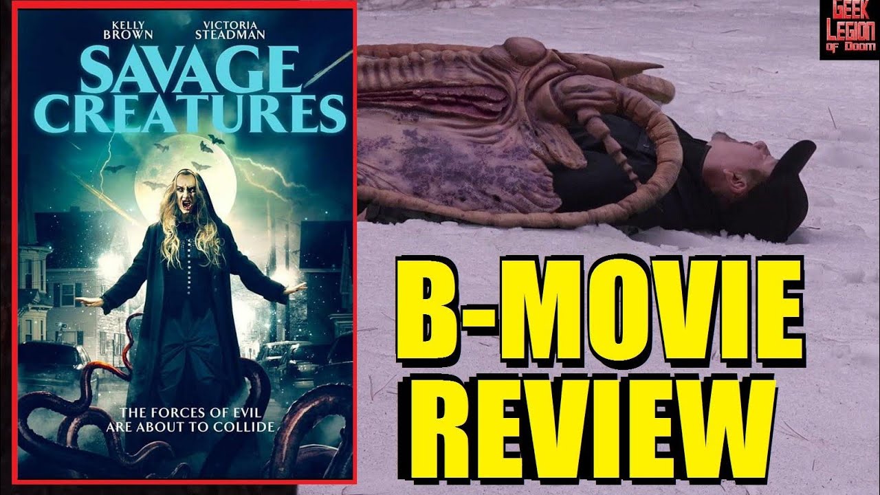 SAVAGE CREATURES ( 2020 Kelly Brown ) Vampires Vs Aliens B-Movie Review ...