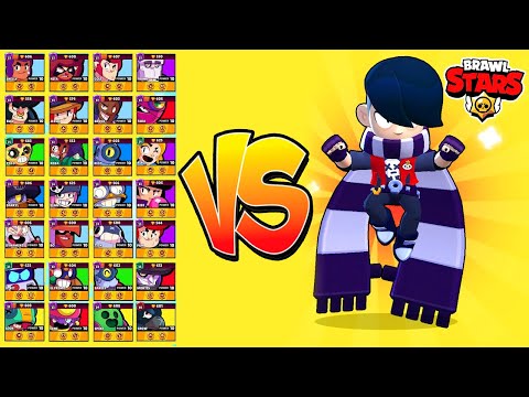 BEDAVA EDGAR VS TÜM KARAKTERLER! Brawl Stars