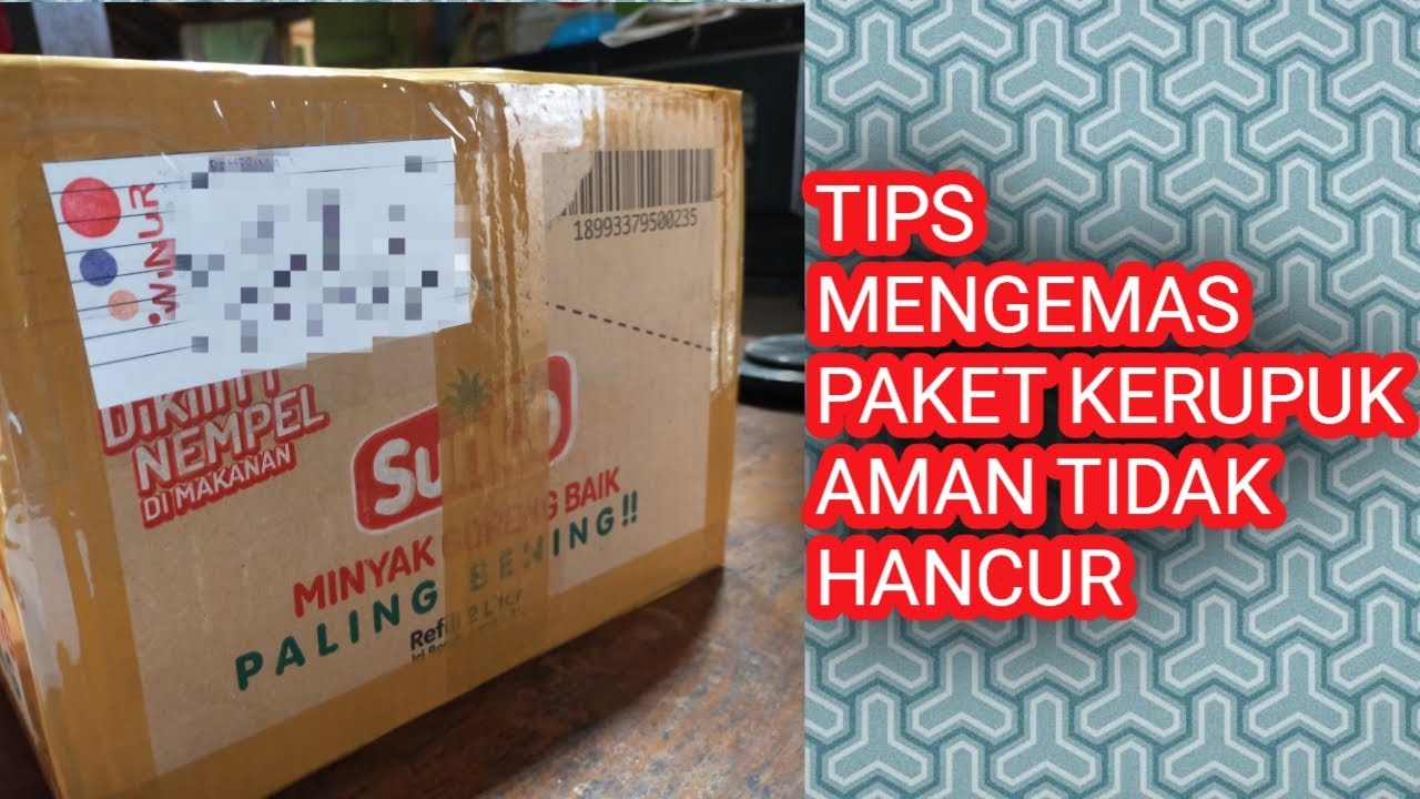 Cara Packing paket / barang usaha rumahan agar aman tidak hancur - YouTube