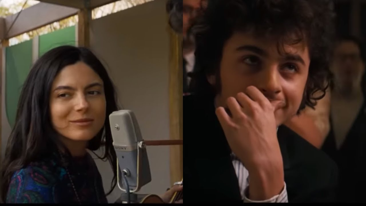 A COMPLETE UNKNOWN / Kissing Scene — Monica Barbaro & Elle Fanning ...