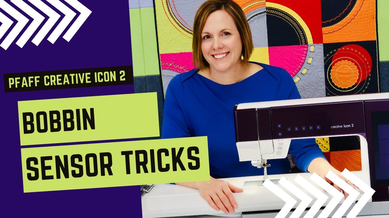 Pfaff creative icon 2 Bobbin Sensor Tricks - YouTube