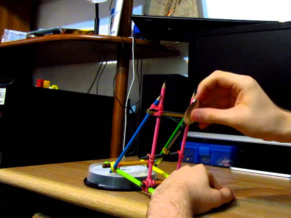 Pencil + Spoon catapult Mark II - YouTube