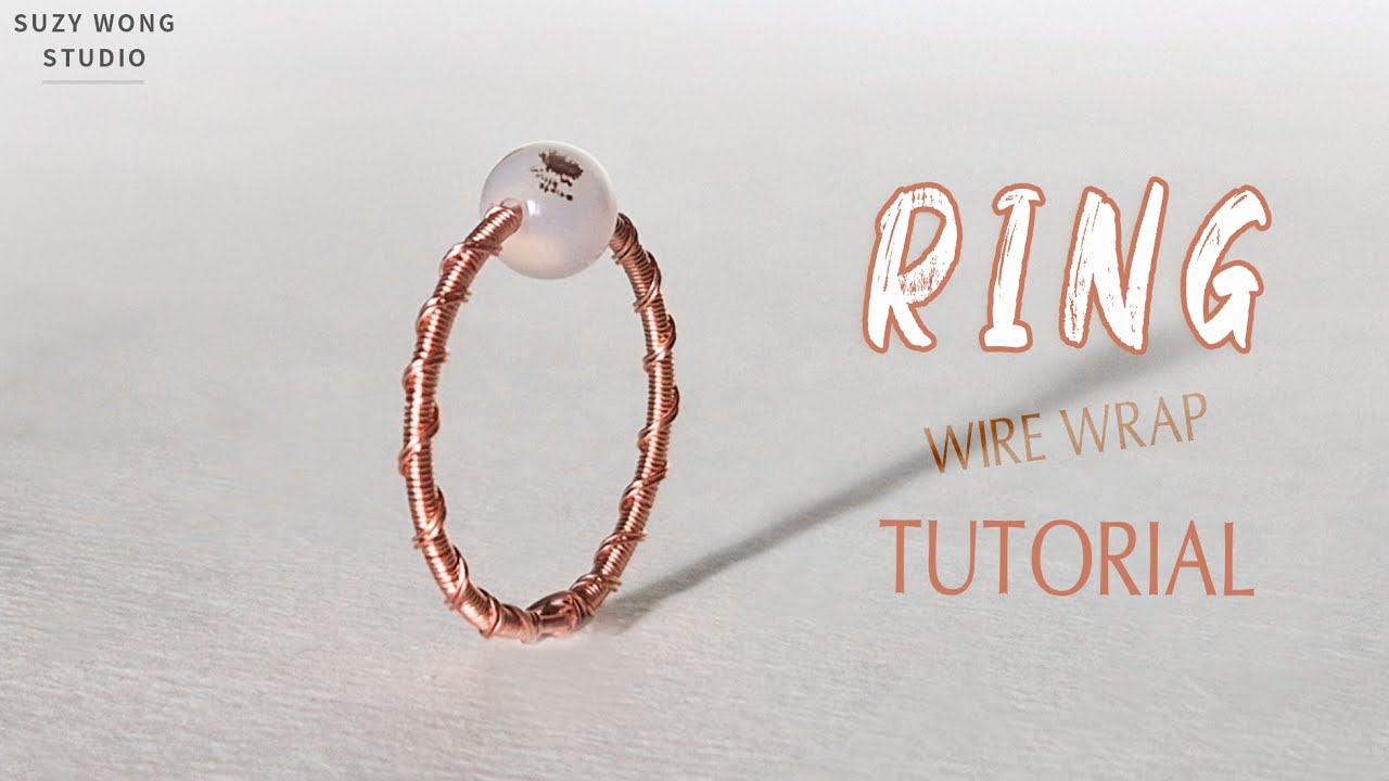 Agate Seamless Wire Wrap Ring Tutorial| Easy Ring| DIY Ring| DIY Jewelry| How to make - YouTube