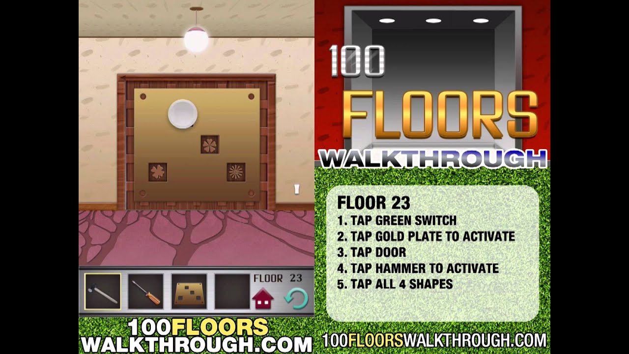 Floor 23 Walkthrough | 100 Floors Walkthrough | Floor 23 Answer - YouTube