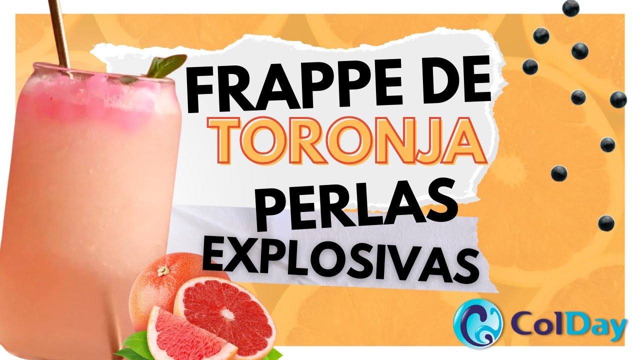 Sodas Italianas | Frappe de Toronja | Perlas Explosivas - YouTube