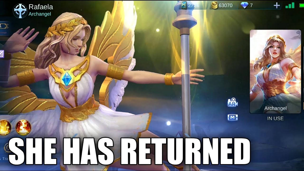 RAFAELA NEW ENTRANCE & IN GAME SKILL EFFECT || MOBILE LEGENDS - YouTube