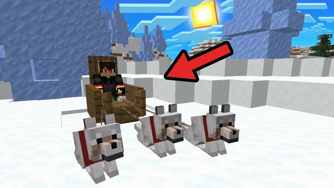 How to Make a Snow Sled in Minecraft! (Tutorial) - YouTube