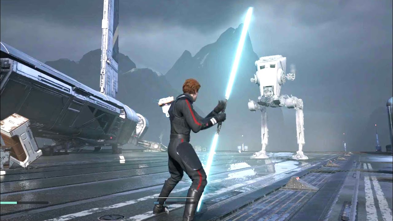 Scomp Link Jedi Survivor AT-ST Blast Slice Panels To Access New Areas ...