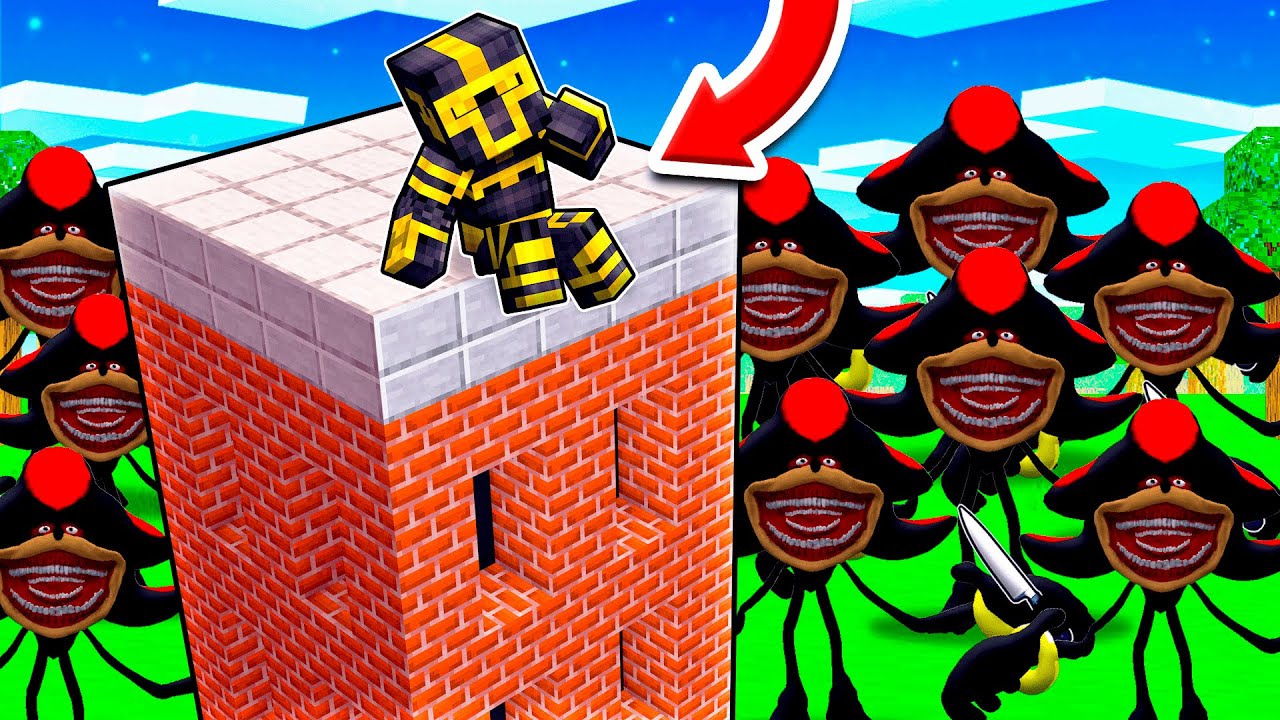 CONSTRUYE PARA SOBREVIVIR A SHIN SHADOW EN MINECRAFT 😱 - YouTube