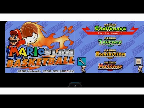 Mario Slam Basketball - Nintendo DS - YouTube