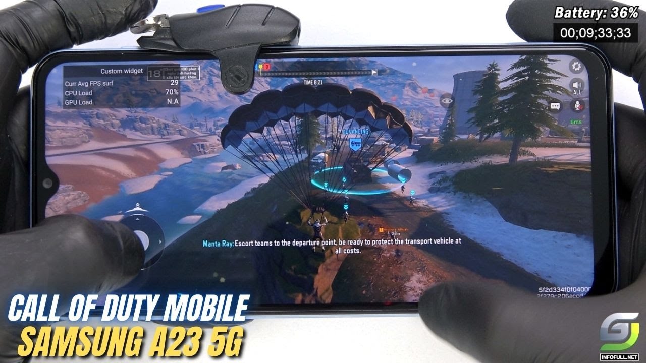 Samsung A23 5G test game Call of Duty Mobile CODM | Snapdragon 695 ...