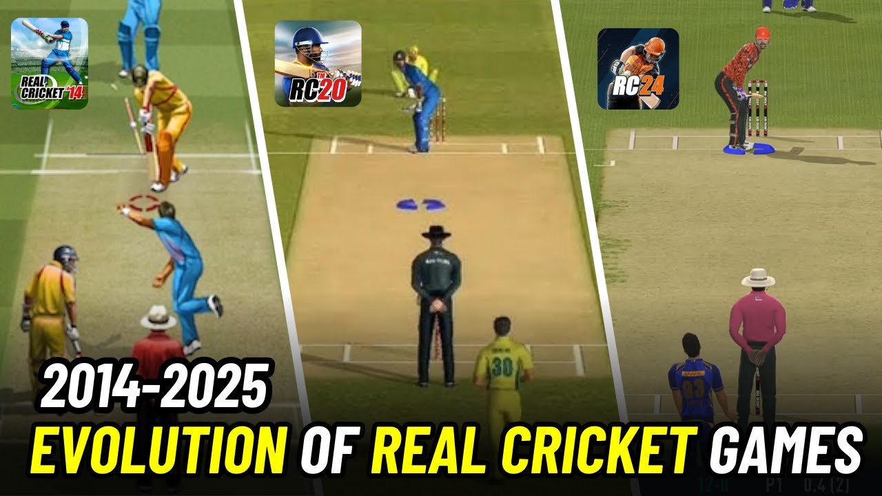 Evolution of Real Cricket Games (2014-2025) |All Cricket Games ...