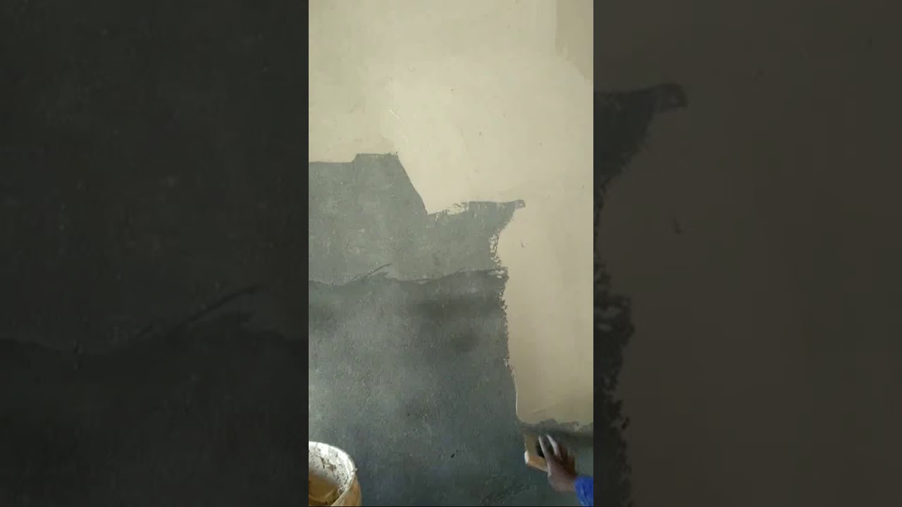 वैदिक प्लास्टर को सीमेंट के ऊपर पुट्ठी की तरह कैसे करें। How to apply ...