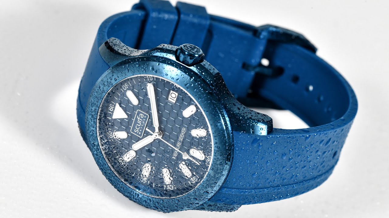 Scurfa Watches - Top Side Crew Electric Blue - Mens - YouTube