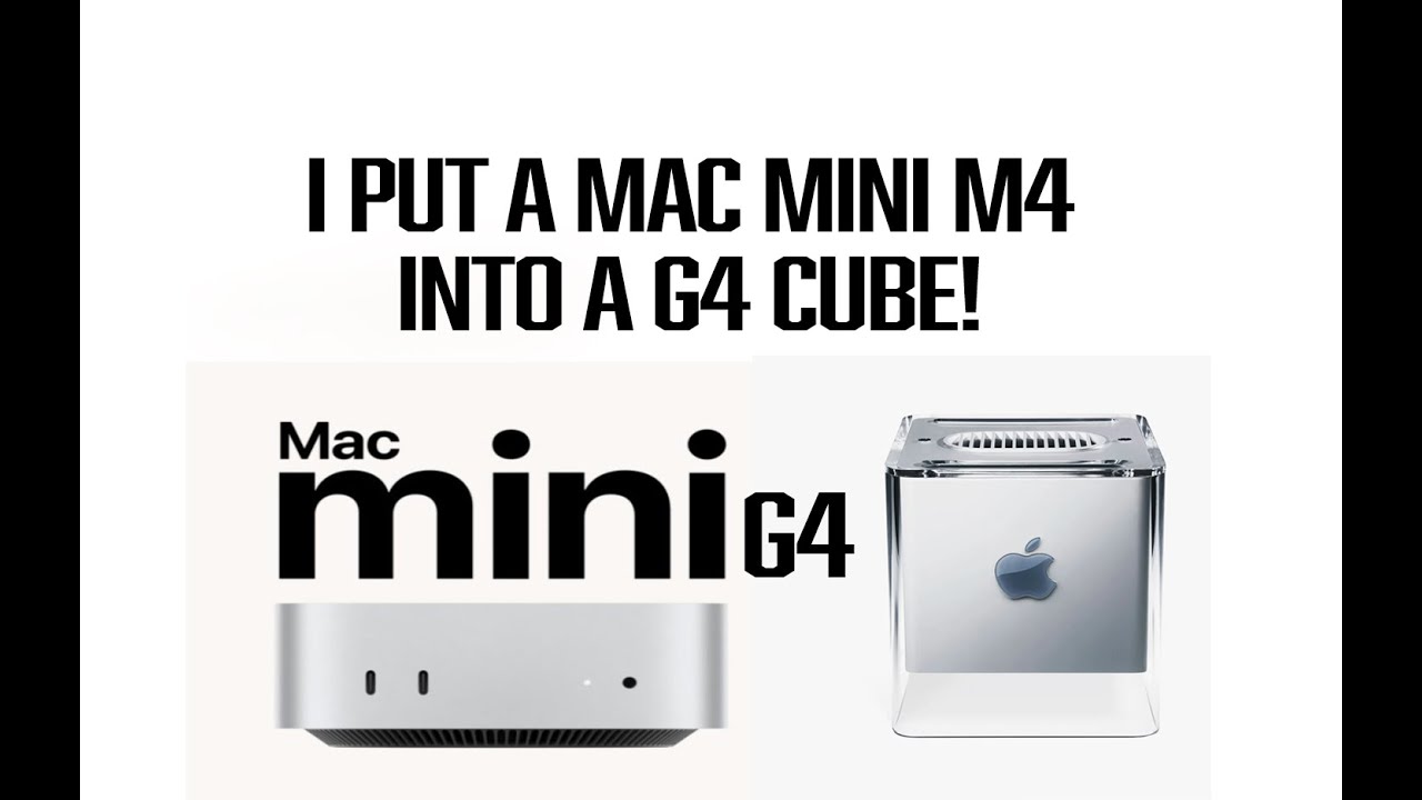 The First ever Mac Mini M4 "G4 Cube!" - YouTube