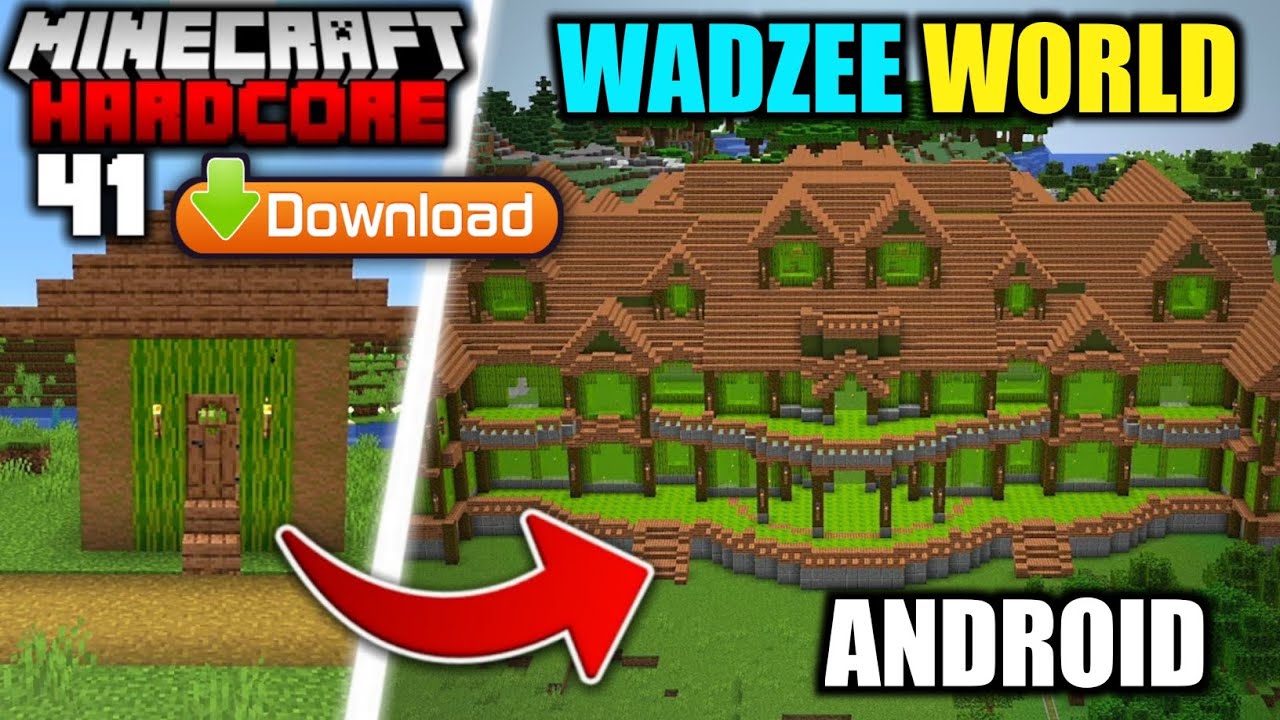 Wadzee Minecraft World For Android | How To Download Wadzee Hardcore ...