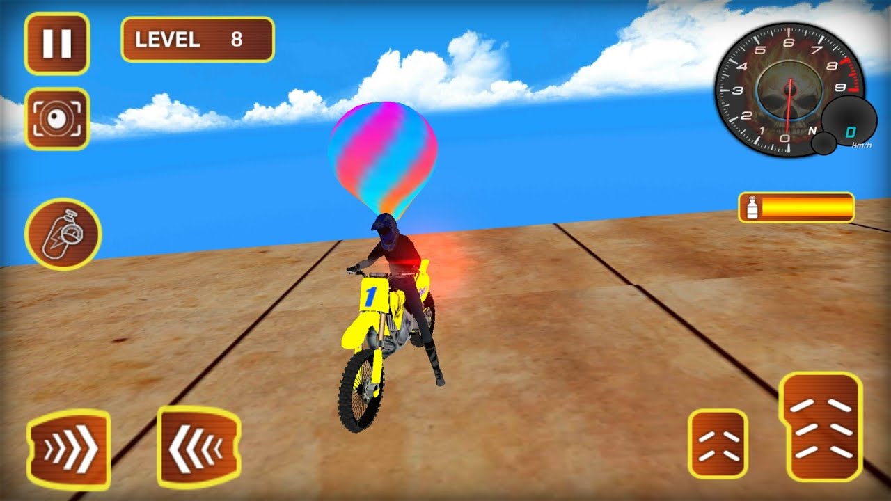 Ramp Bike Impossible Bike Stunt Game #1 Android iOS Gameplay Level 1-8 ...