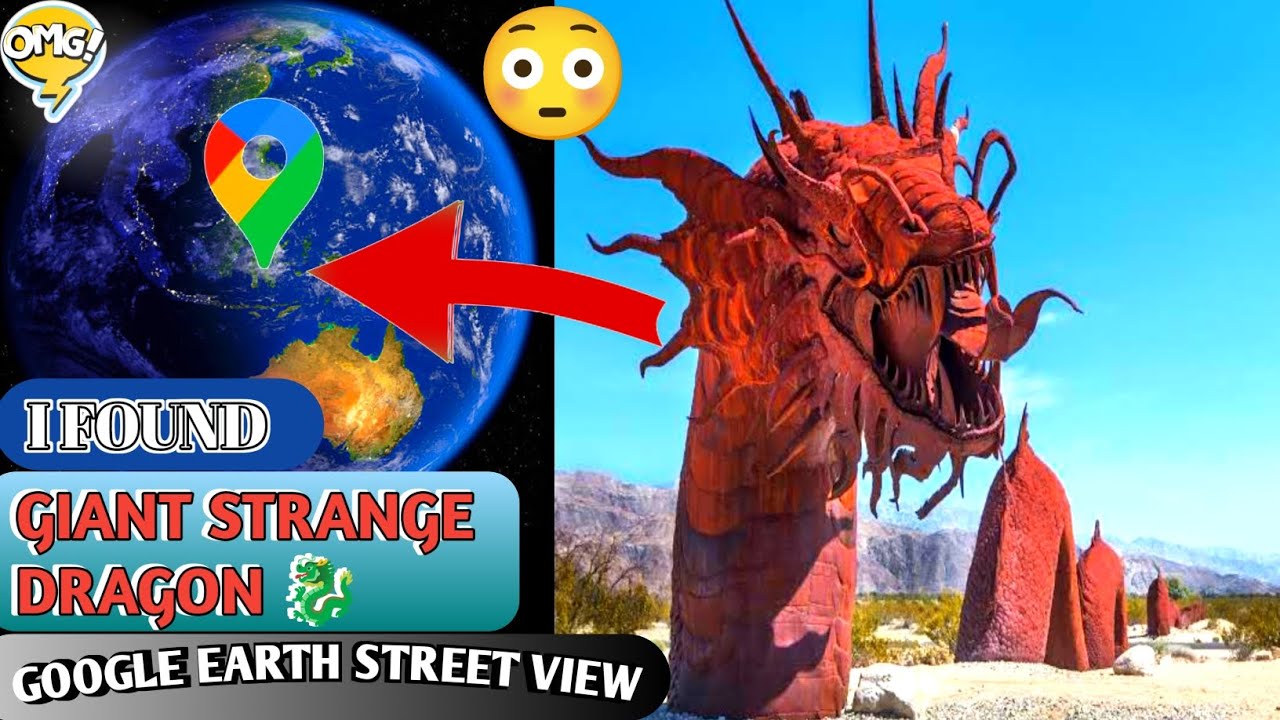 I Found Giant Strange Dragon 🐉 on Google Earth and Google Map!! - YouTube