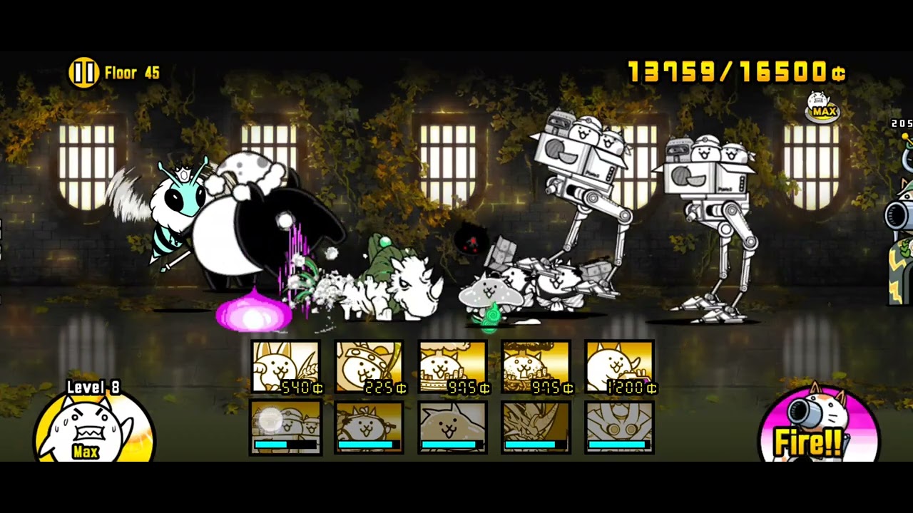Battle Cats - Infernal Tower - Floor 45 - No Gacha - YouTube