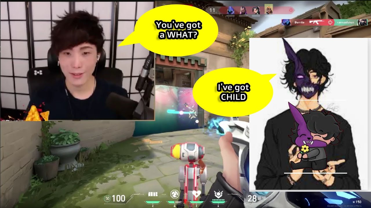 CORPSE randomly joins the DISCORD and introduce his CHILD... Stream ...