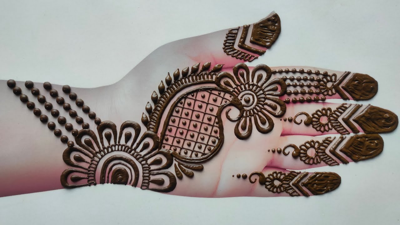 सिंपल मेहंदी डिजाइन| mahandi ki digain| mahndi ke digain| mehndi dijain ...