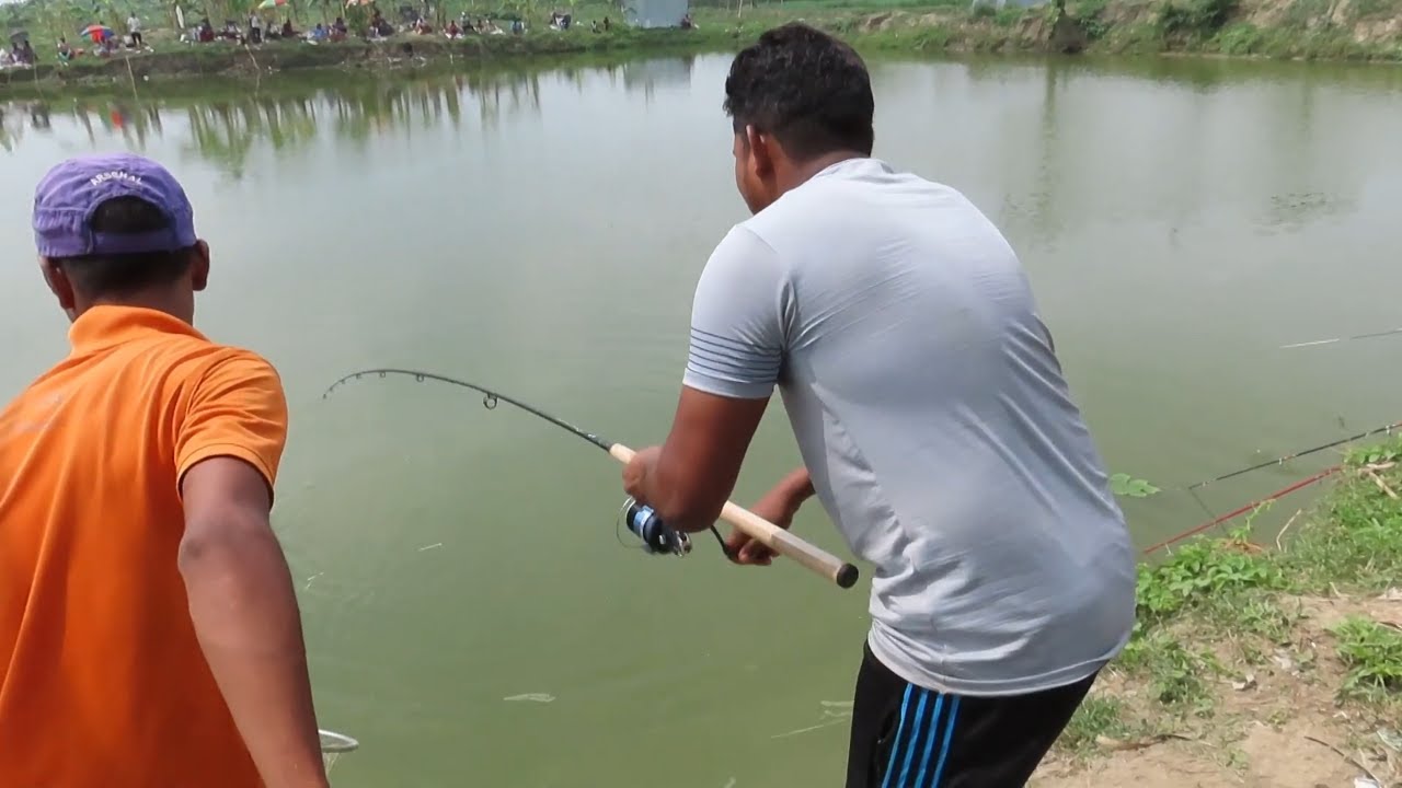 Village fish hunting gives you more fun fishing scenes - YouTube