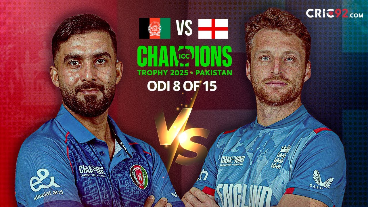 Afg vs Eng | Champions Trophy | Match Analysis | afghanistan vs england ...