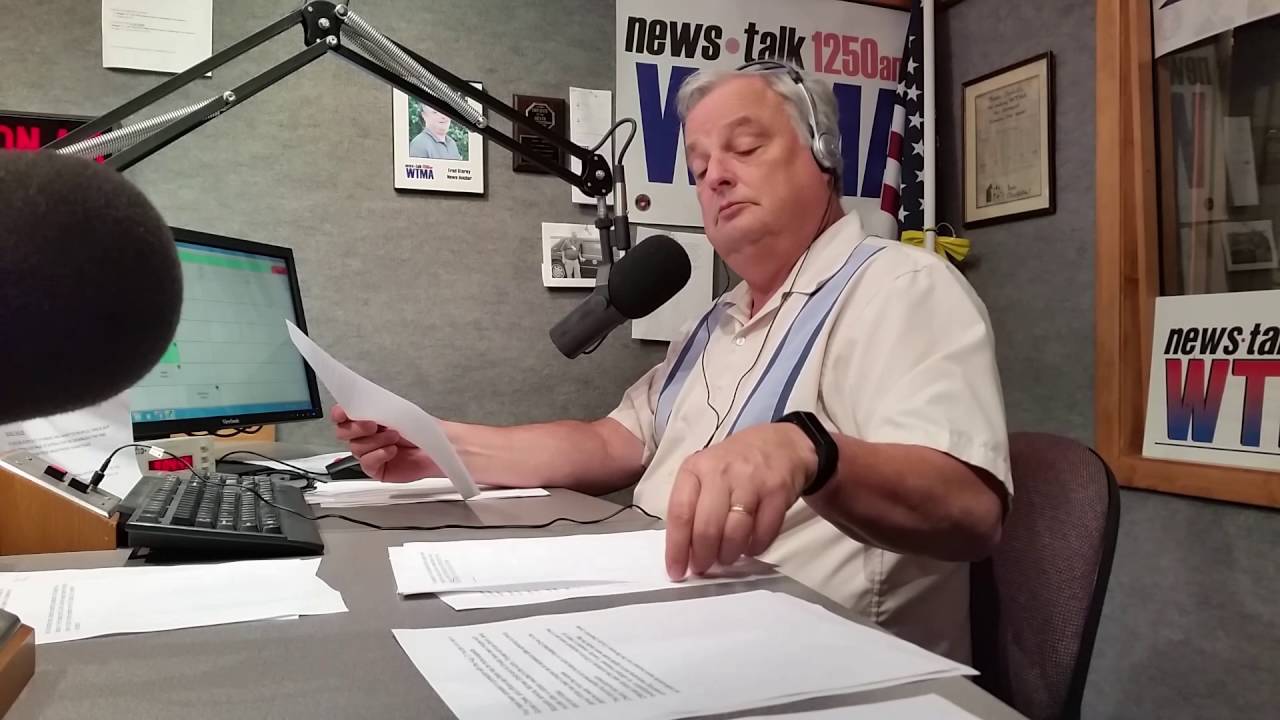 WTMA, Charleston: Fred Storey News (8/31/2016) - YouTube